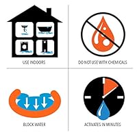 Quick Dam WUB24-5 Indoor Water Dams, Orange, 5 : Amazon.in: Industrial ...
