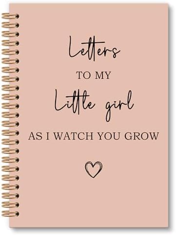 Amazon.com : OINDADE Letters To My Little Girl Notebook Journal, Dear ...