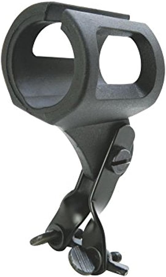Amazon.com: Hercules MS300B Low Profile Straight Microphone Stand with ...