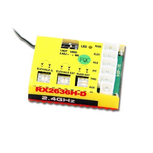 Buy Walkera Receiver RX2636H-D for V120D02S RC Helicopter WK334 Online ...