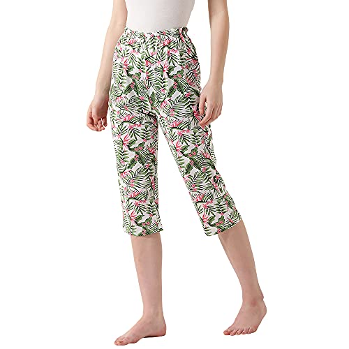 Buy V2 VALUE & VARIETY Women's Cotton Blend Capris (1121054601004_White ...
