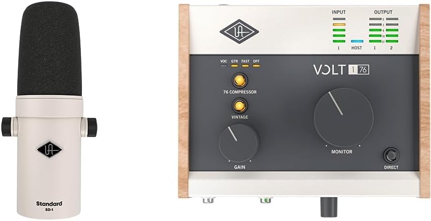 Amazon.com: Universal Audio SD-1 Standard Dynamic Microphone, White ...