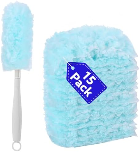 15 PCS Duster Refills Kit Compatible with Flash Dust Magnet, 360° Multi ...