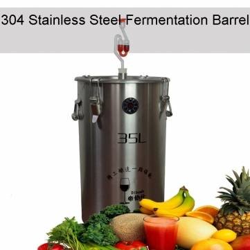 Buy Stainless Steel Fermenter Fermentation Barrel Home Brew Wine Beer ...