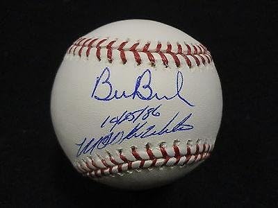 Mookie Wilson Bill Buckner Dual Signed Auto Autograph Baseball ...