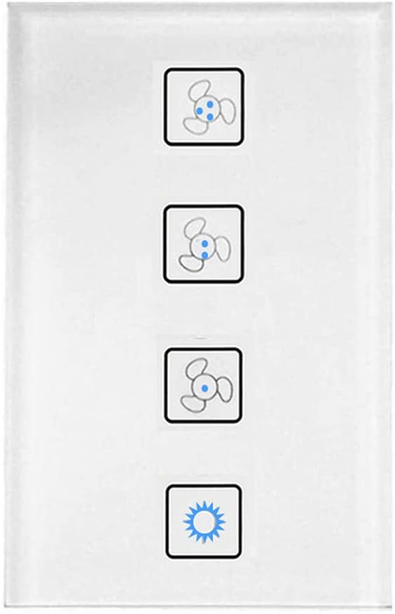 AU/NZ Approved Smart ZigBee 3 Speed Fan Light Switch for ZigBee Home ...