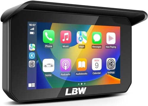 Amazon.com: FancyTiger Motorcycle Carplay & Motorcycle Android Auto, 5 ...