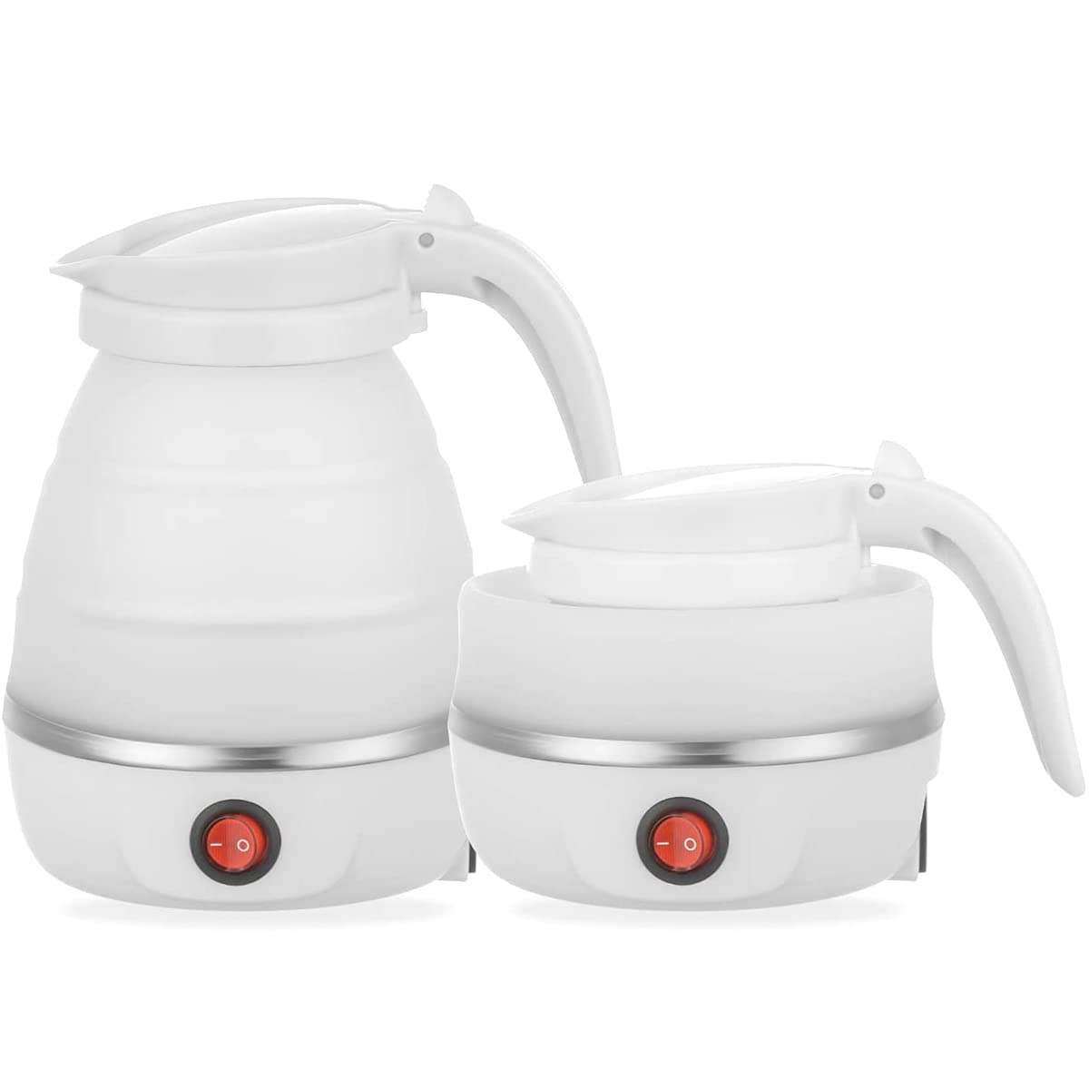 Foldable Electric Kettle, Mini Travel Kettle, Silicone Camping Kettle ...