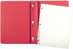 Oxford Duotangs, Paper File Folders, Letter Size, Red, 6 per Pack ...