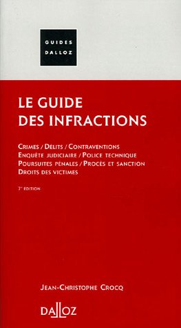 『Le guide des infractions』｜感想・レビュー - 読書メーター
