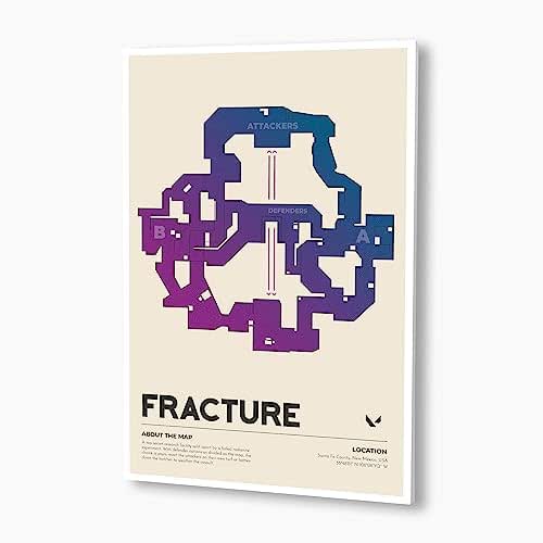 Amazon.com: Fracture Map Poster, Unframed, Premium Photo Paper ...