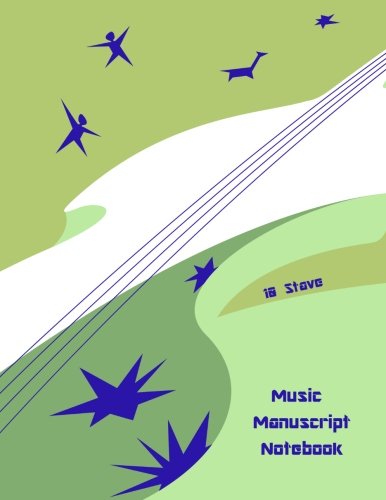 Amazon.com: Music Manuscript Notebook: 10 Stave: 9781480271708: Name ...