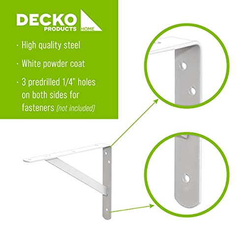 Snapklik.com : Decko Products 49143-10 Heavy-Duty Shelf Bracket