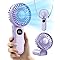 Amazon.com: Purple Portable LED Fan, 3000mAh Battery Operated, 3 in 1 ...