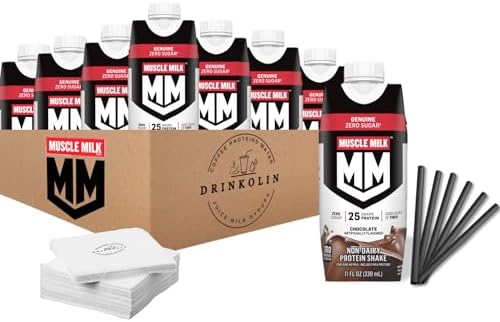 Amazon.com : Muscle Milk Pro Advanced Nutrition Protein Shake, Knockout Chocolate, 11 Fl Oz ...