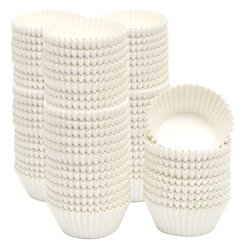Snapklik.com : Qiqee 1000pcs White Cupcake Liners Muffin Linner No Smell