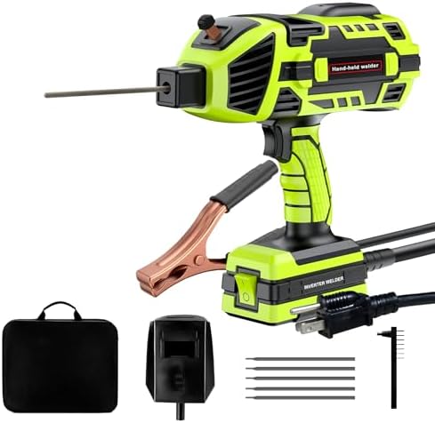 AIRMEIMEI Welding Machine 110V, Handheld welder gun,135A ARC Digital ...