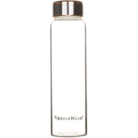 Buy SignoraWare Sparko Borosilicate Glass Water Bottle with Screw Cap ...