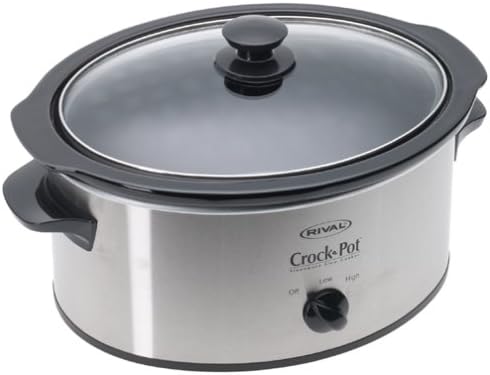 Amazon.com: Crock-Pot 5445-BCN 4-1/2-Quart Slow Cooker, Chrome: Rival ...
