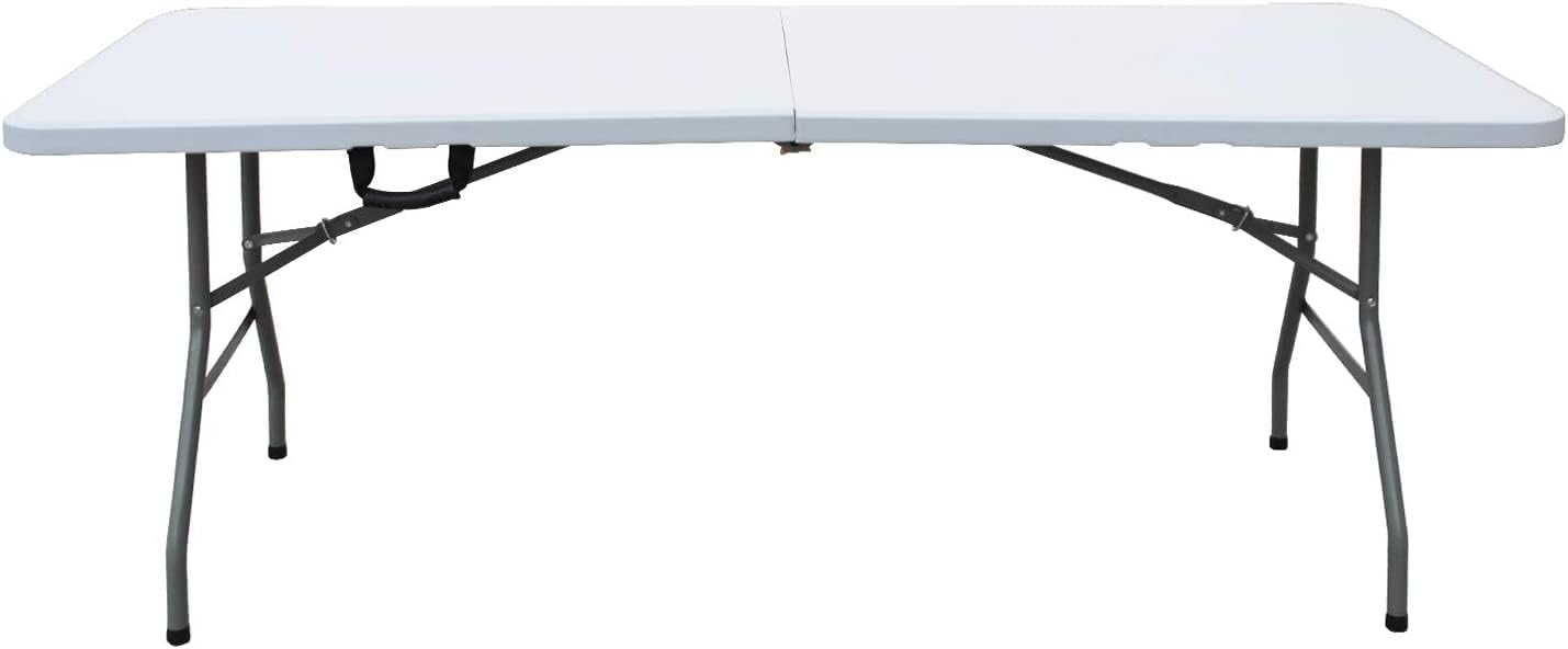 Amazon.com: sogesfurniture Folding Table 70.9 by 29.1 inches, Fold-in ...