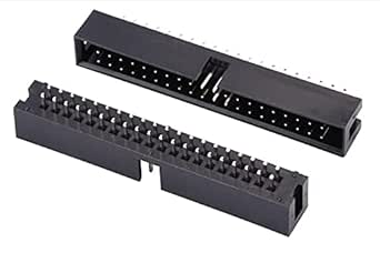 e4u 40 Pin FRC Box Connector Male 2.54mm Pitch Through Hole Straight ...