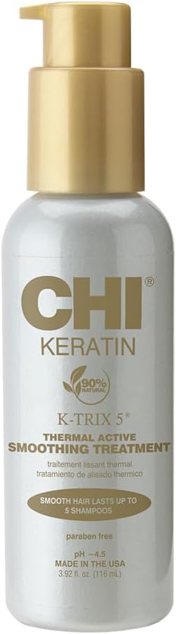 Amazon.com: CHI Keratin K-Trix 5 Smoothing Treatment, Hair Serum For ...