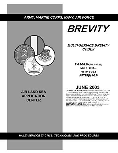 FM 3-54.10 MULTI-SERVICE BREVITY CODES (English Edition) eBook ...