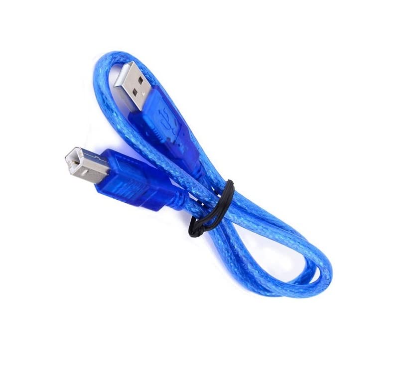 USB A To B-Blue Cable (USB A to B Type Uno Cable) : Amazon.in ...