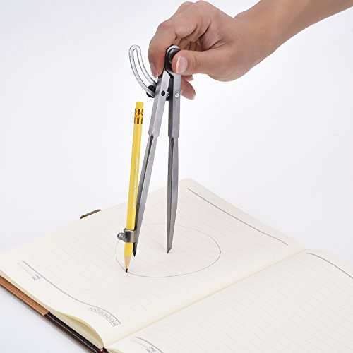 Compasso con matita di grandi dimensioni, 20,3 cm, marcatore per pelle ...