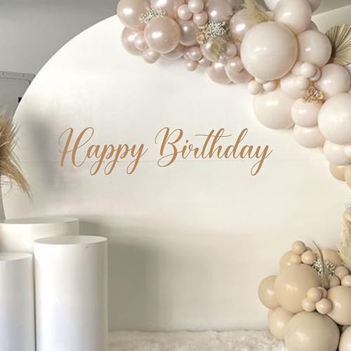 Amazon.com: Personalized Happy Birthday Name Wall Decal, Happy Birthday ...