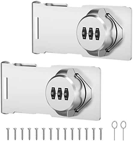 Mechanical Password Rotary Hasp Locks, Door Security Slide Latch Lock ...