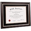 Amazon.com - LYIPFOL Certificate Frame 8.5x11 Inch with Black Mat ...