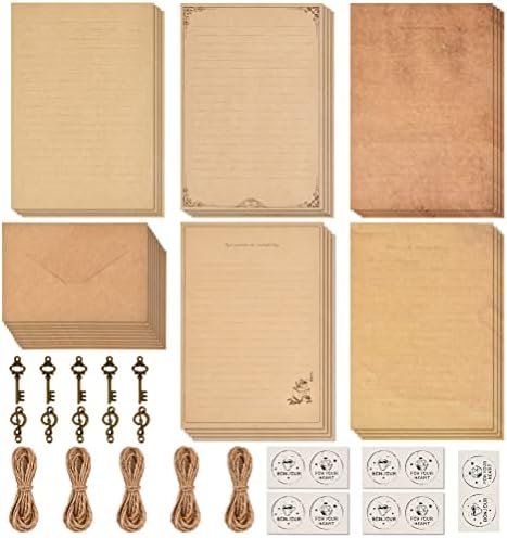 70 Pack Vintage Letter Writing Paper and Envelopes Set Vintage ...