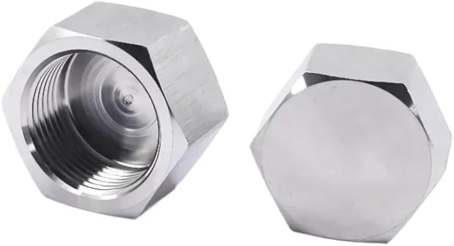 Pipe Cap Plug Fitting,1pc BSP NPT Metric Female Thread 304 Stainless ...