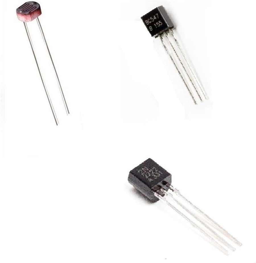 SOOTRA Combo of BC547,2N2222 Transistors & LDR Sensor Pack of each (1 ...