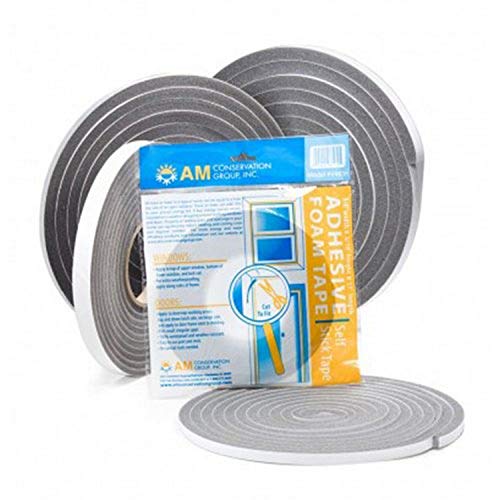 AM Conservation Group V443H PVC Closed Cell Foam Tape Weatherstripping ...