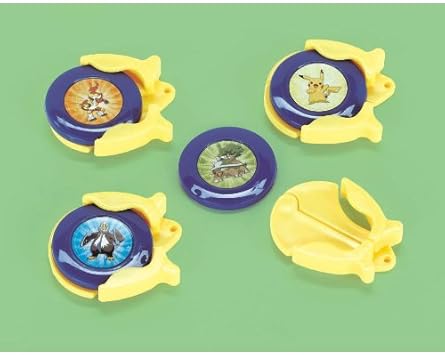 Amazon.com: Pokemon Flying Discs Favor - 4/Pkg. : Toys & Games