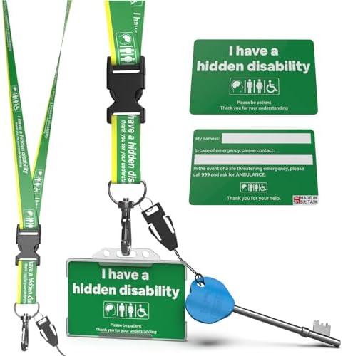 Radar Key with Disability ID Card, and Disabled Badge Holder, I Have a ...