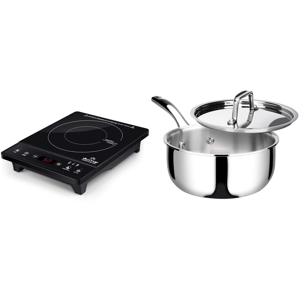 Amazon.com: Duxtop Portable Induction Cooktop, 1800W 8500ST E210C2 ...