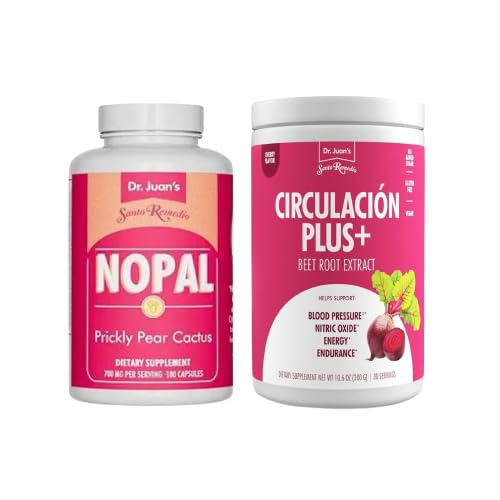 Amazon.com: Santo Remedio Nopal + Circulacion Plus Bundle : Health ...