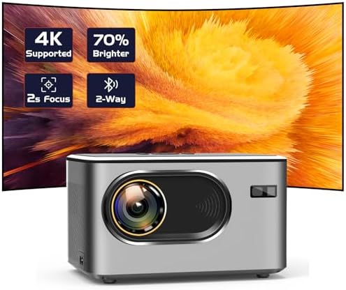 Amazon.com: [2s Focus with Remote] PANSEBA Projector, Native 1080P ...