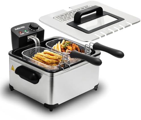 Swiss Pro+ Friteuse mit Fett gross - XXL - Kaltzonen Fritteuse ...