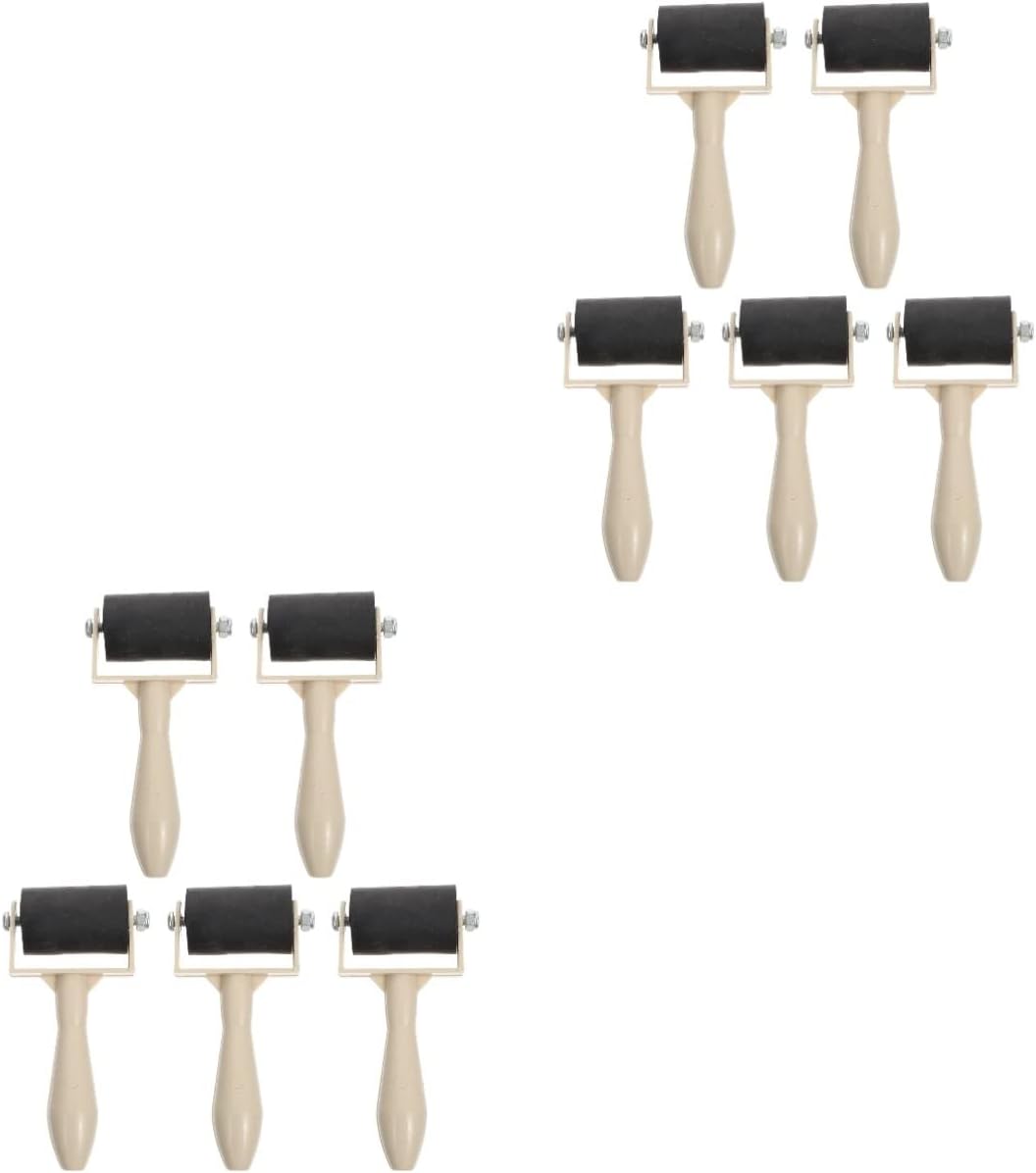 Amazon.com: BETOOKY 10 pcs Rollers Ers Fast Brayer Supplies Black Oil ...