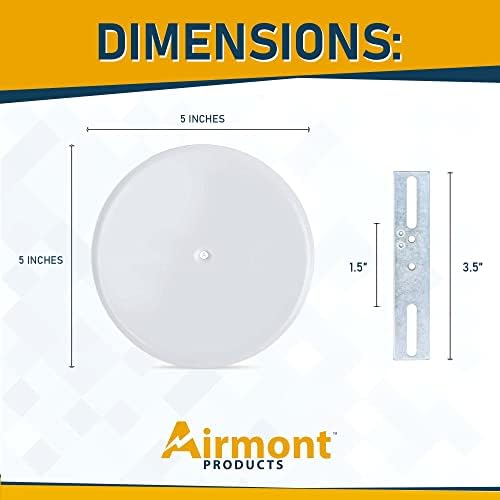 Snapklik.com : Airmont Products, 5-inch Ceiling Blank-Up Cover