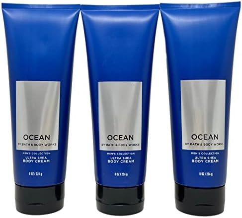 Amazon.com : Men's Collection Ocean Set of 3 Body Cream - Full Size ...