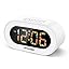 Amazon.com: Reacher Small Colorful LED Digital Alarm Clock with Snooze ...