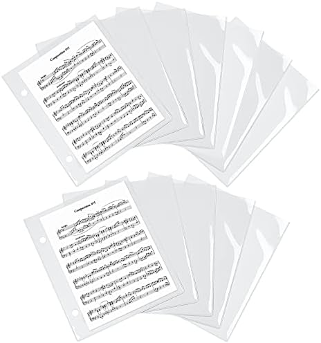 Amazon.com: Outus 12 Pieces Flip Folder Pages Music Folder Marching ...