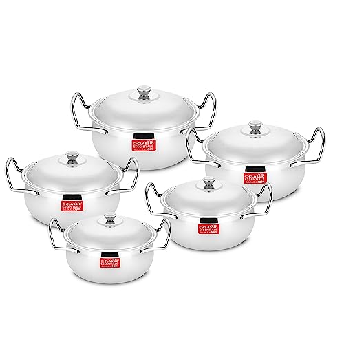Classic Essentials Patila Set with LId | Set of 5 | Biryani Cook ...