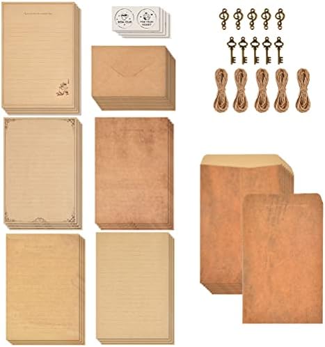 DesertBoy Vintage Letter Paper Aged Envelopes, Vintage Letter Writing ...