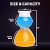Amazon.com | bd.Ai Bendu Chaser Jigger Shot GLASS - Set of 2 Double ...